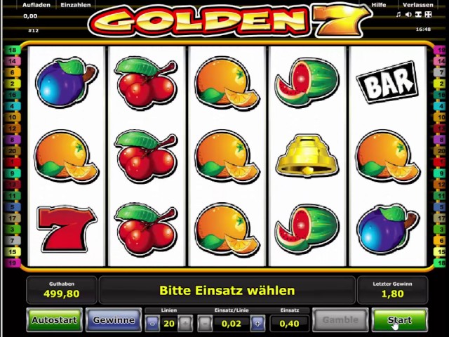 Golden Sevens - Novoline Spielautomat Kostenlos Spielen - Novoline Casino